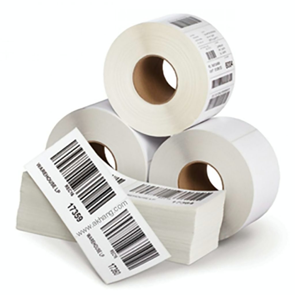 White die-cut decal labels - Navi Label Solutions